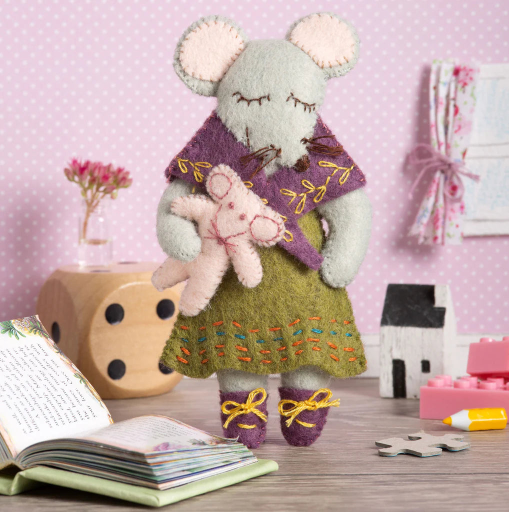 Little Miss Mouse Felt Kit – Treehouse Textiles