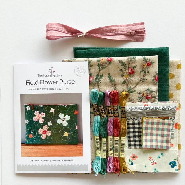 Field Flower Purse Kit – Treehouse Textiles