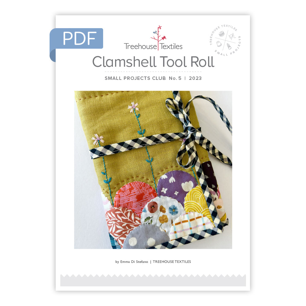 Clamshell Tool Roll PDF Pattern – Treehouse Textiles
