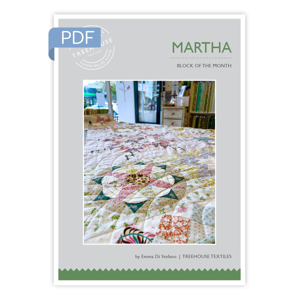 Martha PDF Quilt Pattern – Treehouse Textiles