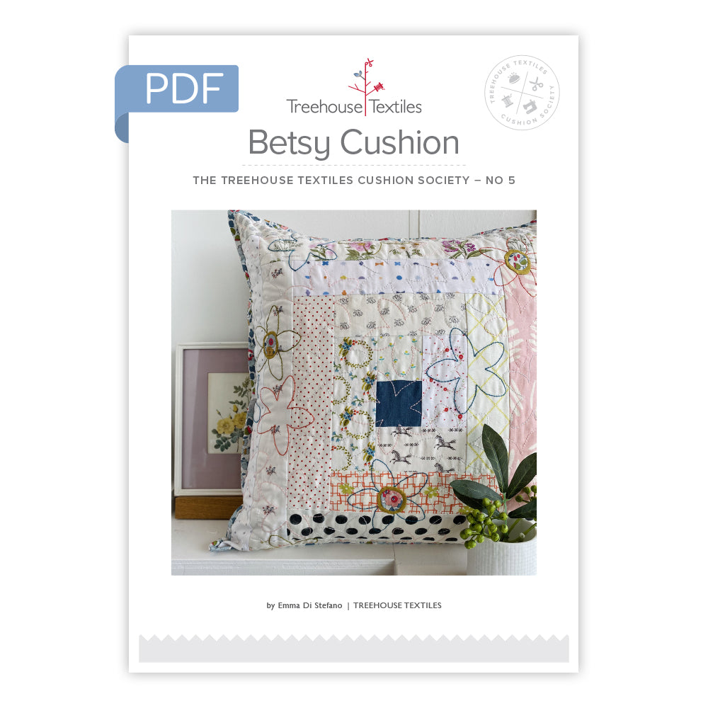 Betsy Cushion PDF Pattern – Treehouse Textiles