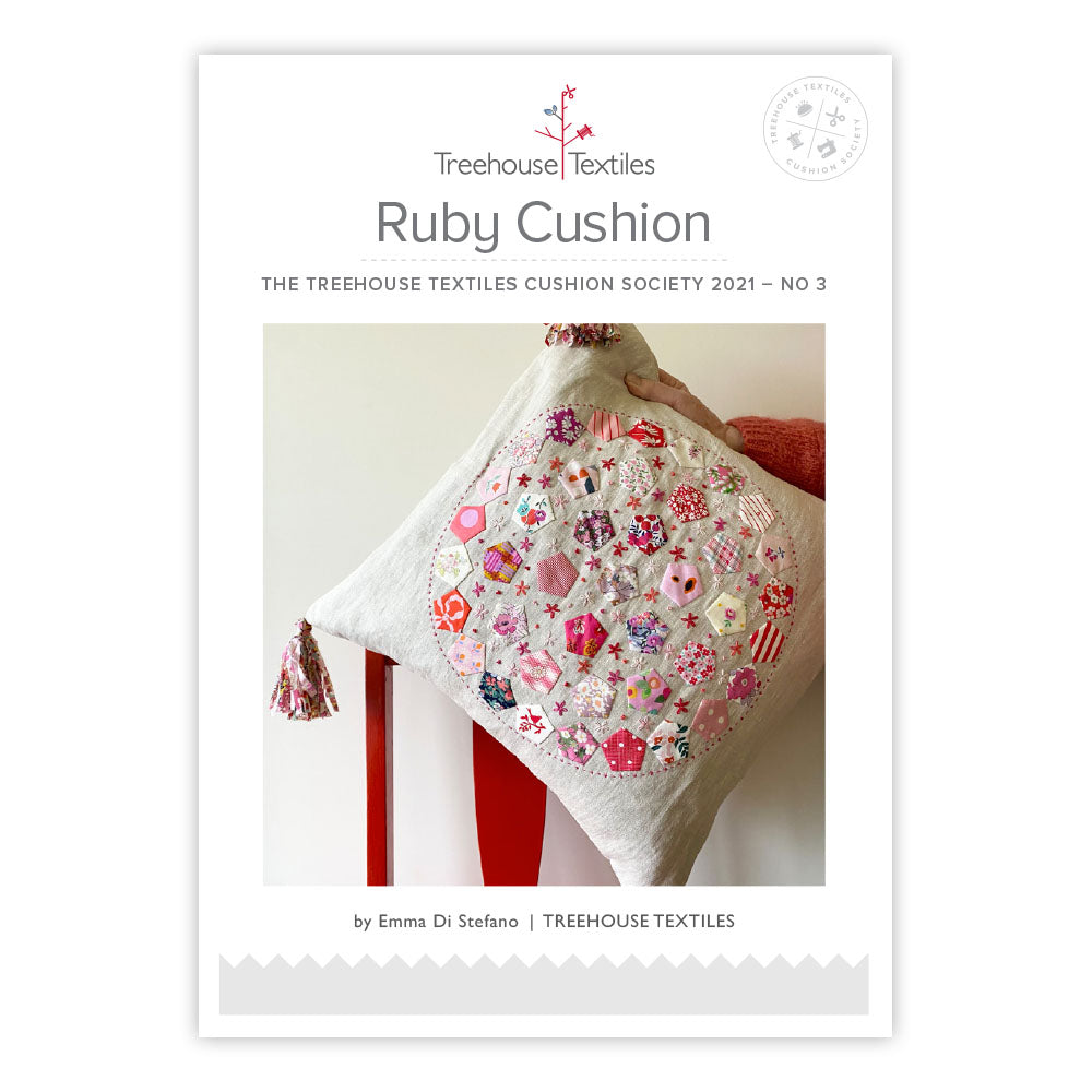 Ruby Cushion Pattern – Treehouse Textiles
