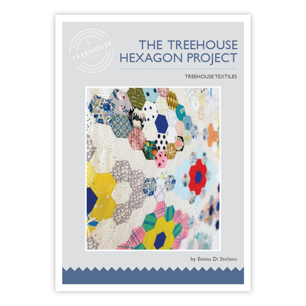 The Treehouse Hexagon Project Pattern – Treehouse Textiles